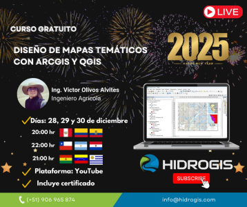 DISEÑO DE MAPAS TEMÁTICOS CON ARCGIS Y QGIS – HIDROGIS